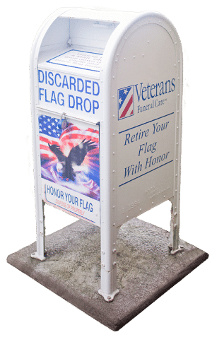 Flag-Drop Box - Veterans Funeral Care